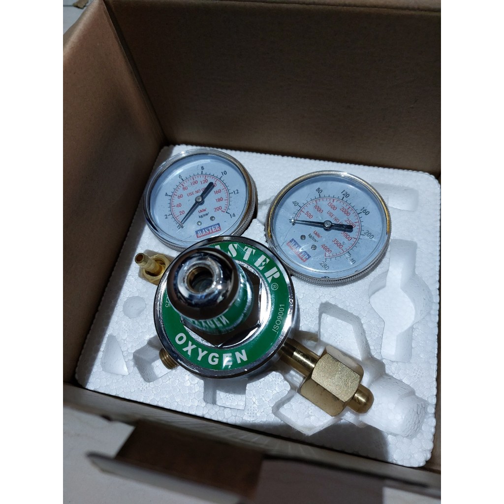 Master Oxygen Or Acetylene / Regulator Gauge For Welding & Cutting ...