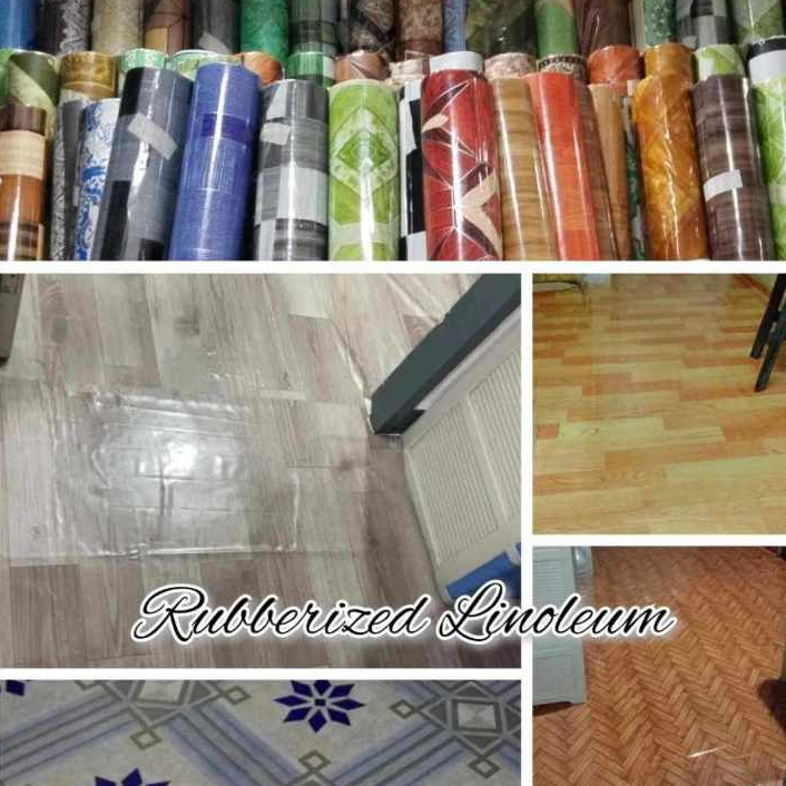LINOLEUM RUBBERIZED RENOLEUM FLOORMAT TABLECLOTH FLOORING (SOLD PER ...