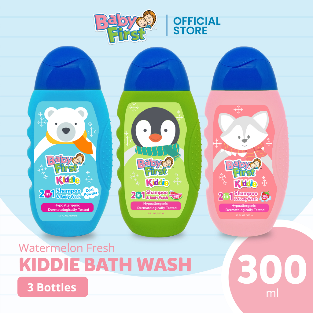 Baby First Kiddie Arctic 2in1 Shampoo & Bodywash (3yo- Above) 300ml ...