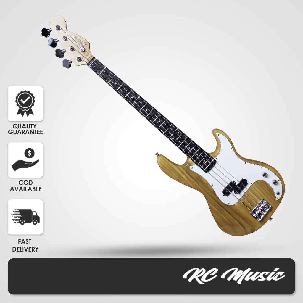 Deviser PB Electric Bass Guitar with Free Cable Music Instrument Music ...