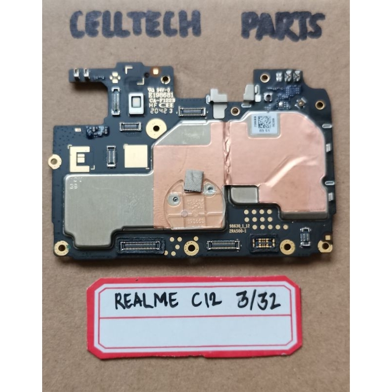 REALME C12 and C15 MOTHERBOARD / LOGIC BOARD 100% ORIGINAL (PLUG AND ...
