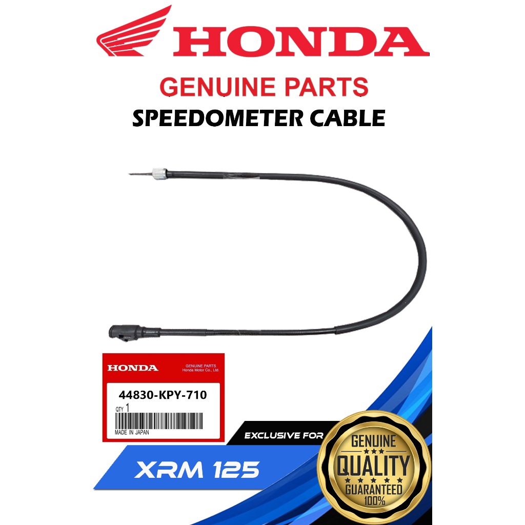 HONDA GENUINE SPEEDOMETER CABLE FOR XRM 125 TRINITY ( 44830-KPY-710 ...