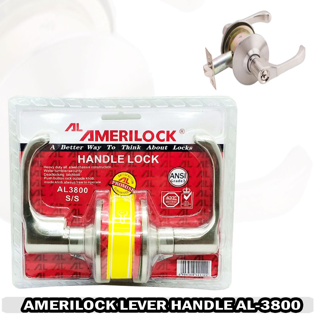Amerilock Lever type Handle Stainless Steel Door Lock Lever Handle Knob ...