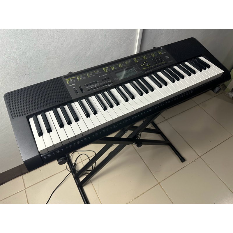 Casio CTK-2000 Piano Keyboard Organ 61 Semi Weighted Keys | Shopee ...