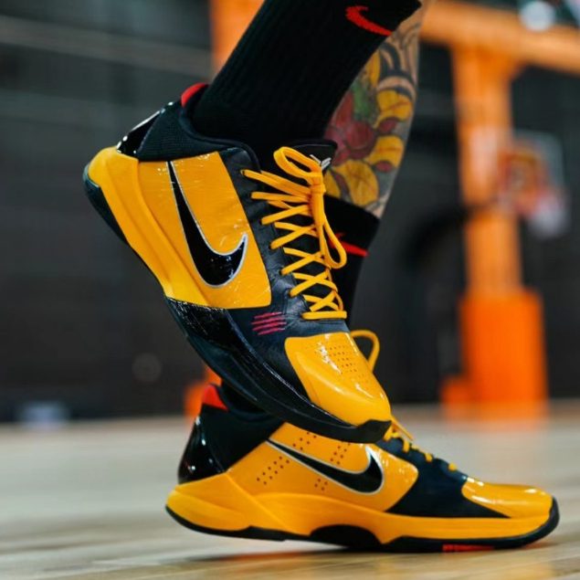 UA Kobe 5 Protro Bruce Lee Lowcut Basketball Shoes For Men Sneakers ...