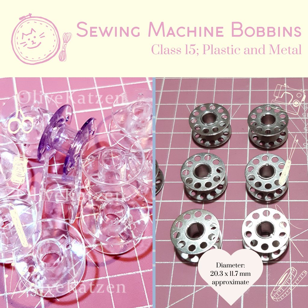 Bobbin Sewing Machine Plastic Bobbins Domestic Home Sewing Machine ...
