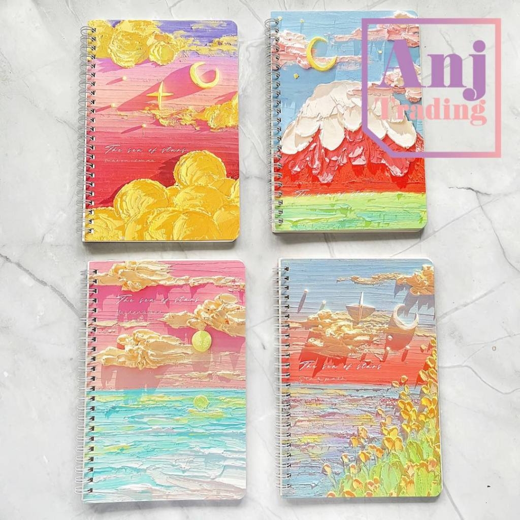 Pastel Notebook Spiral Notebook Notepad Flip Spiral Notebook Aesthetic ...