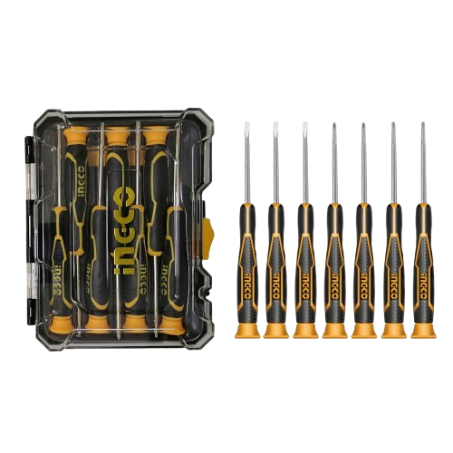 INGCO Precision Screwdriver 7PCS/SET Hand Tools HKSD0718 TFM IHT ...