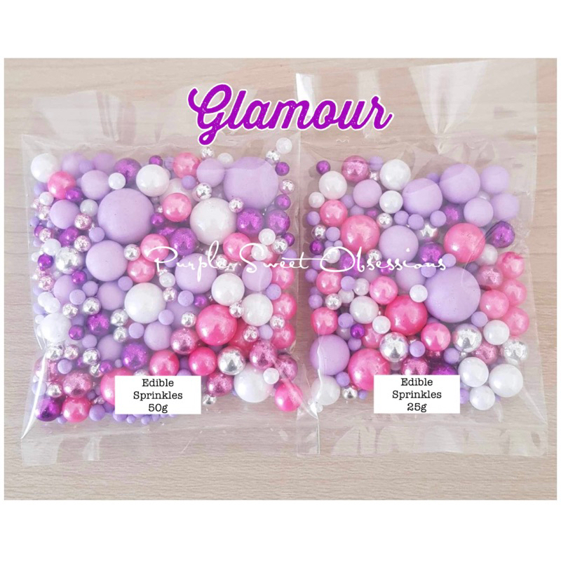 Assorted Edible Candy Sprinkles / Dragees / Flower Sprinkles / Pastel ...