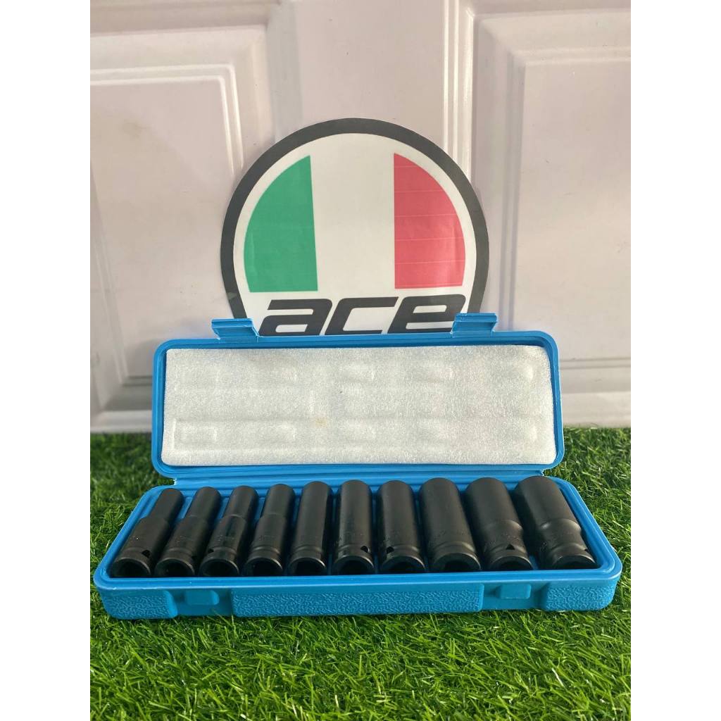 FLYMAN 10pcs 1/2 Impact Deep Socket Set 10mm to 24mm | Shopee Philippines