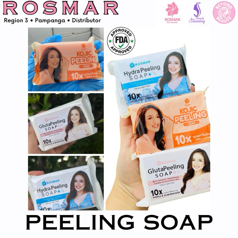 ROSMAR Peeling Soaps 150grams Pack of 10pcs | Shopee Philippines