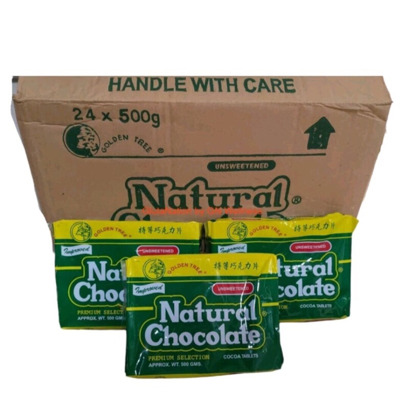 Natural Chocolate Cocoa Tablea Unsweetened 500g/cacao/tsocolate ...