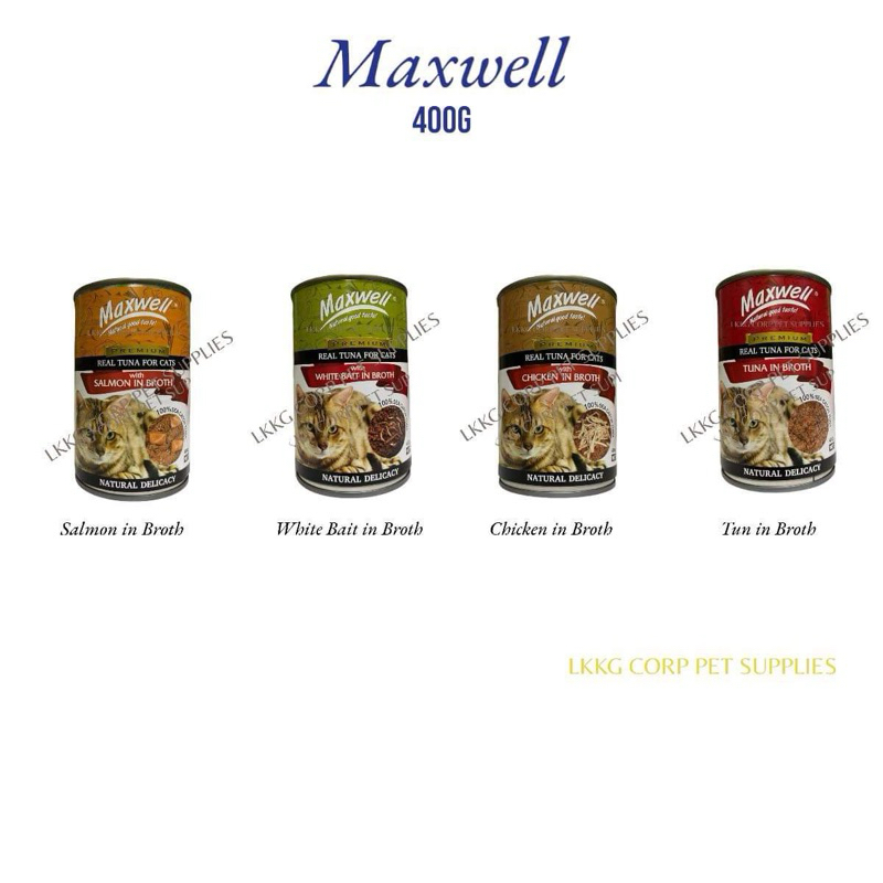 [CAT] Maxwell 400g Wet Cat Food | Shopee Philippines