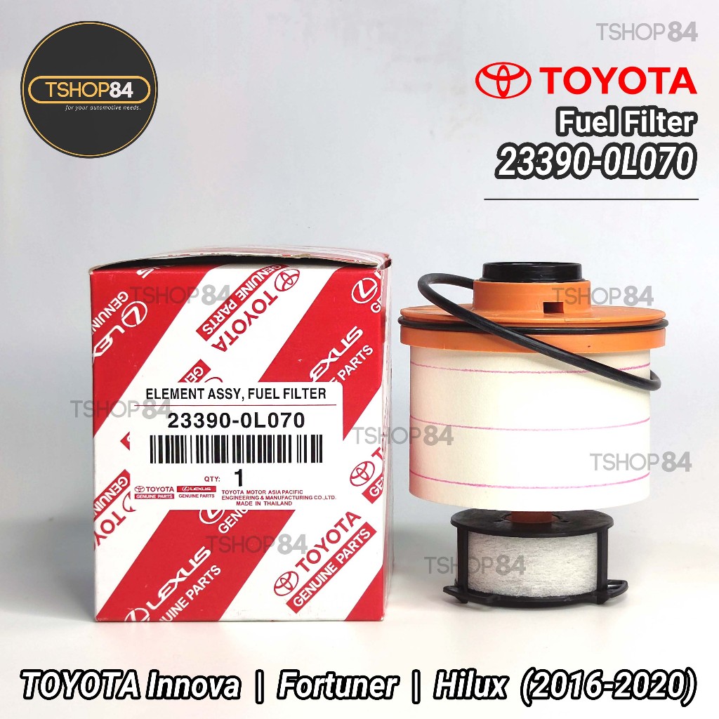 Fuel Filter TOYOTA Innova Fortuner Hilux 2016-2022 23390-0L070 | Shopee ...