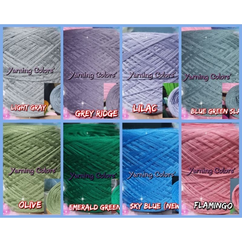 8ply Fine Cotton Yarns New Colors | Shopee Philippines