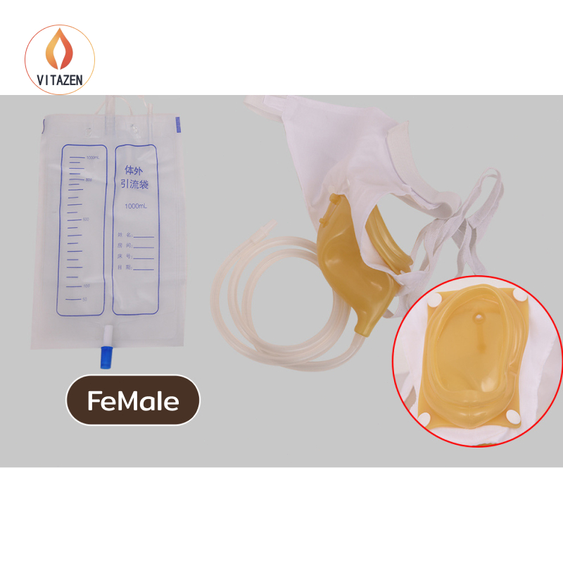 Male Urinallatex Urine Bedridden Breathable Urine Bag For Men Reusable Man Women Catheter Bag
