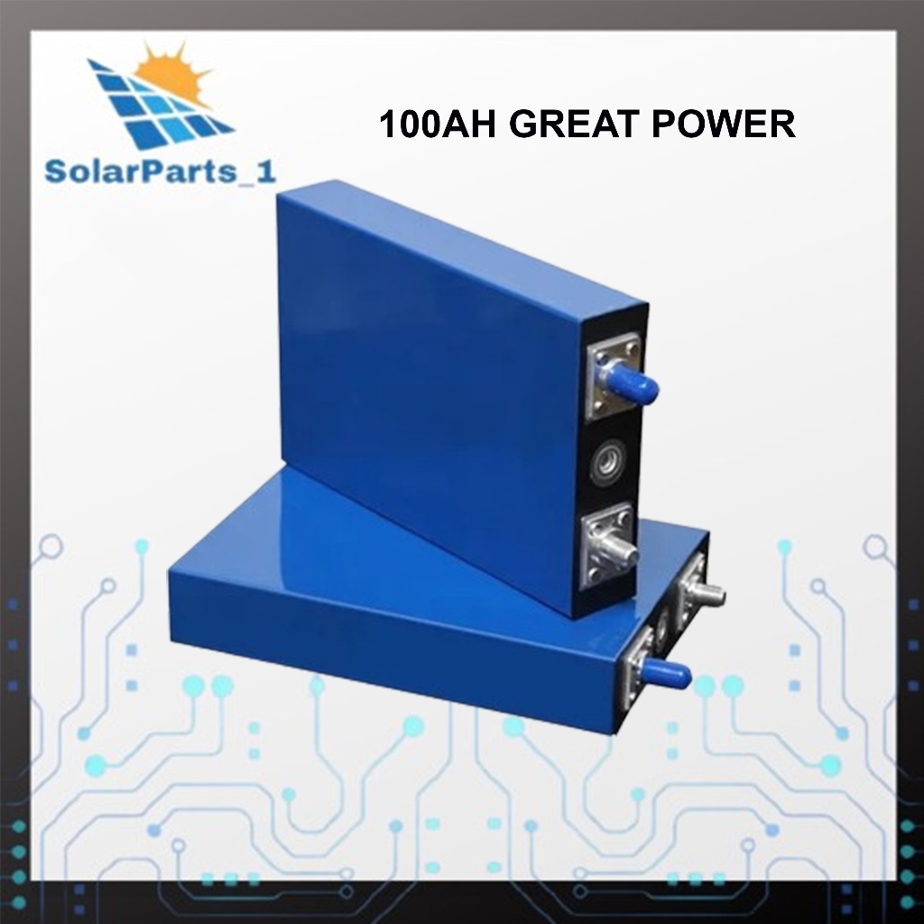GREAT POWER 3.2V 100ah Prismatic heavy duty lifepo4 Lithium Ion Phosphate Battery (1pc cell ...