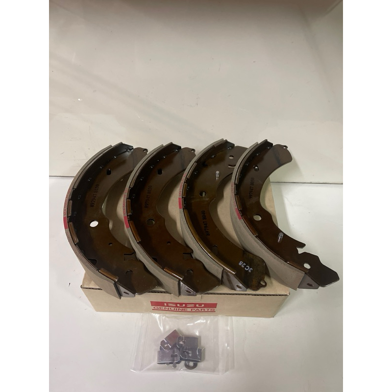 Genuine Isuzu Rear Brake Shoe Assembly for Isuzu DMAX (2014-Up) Set of ...