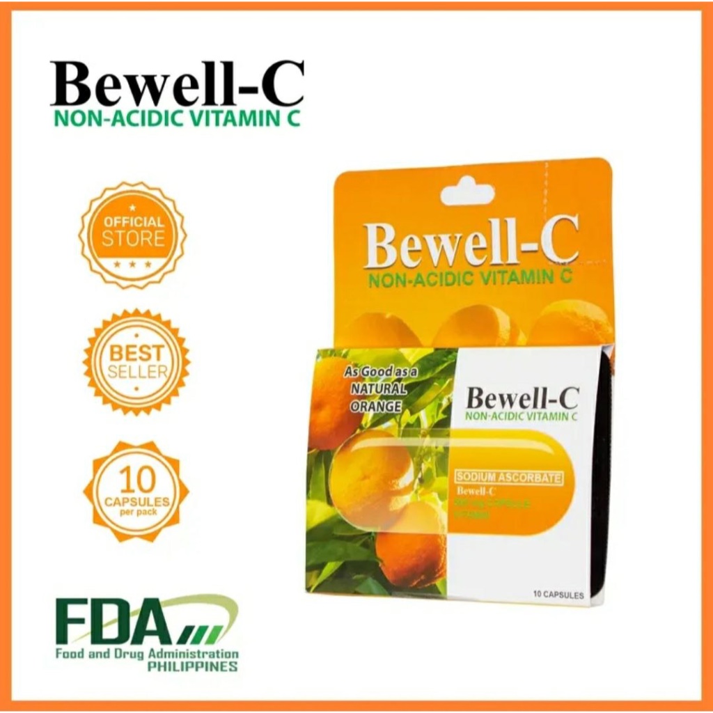 Bewell C Non Acidic Vitamin C 10 Capsules | Shopee Philippines