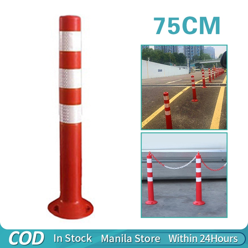 75cm Traffic Cone Safety Barrier Delineator Post Reflective Traffic ...