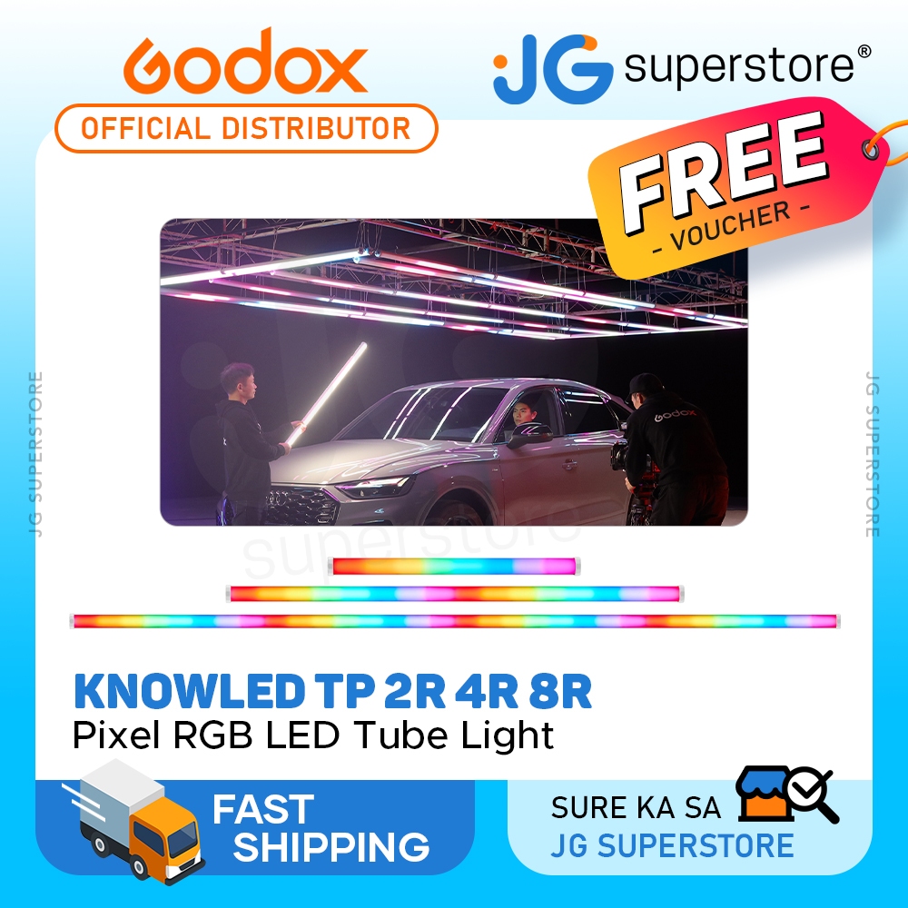 Godox KNOWLED TP2R TP4R TP8R Pixel RGB WW 2' 4' 8' LED Tube Light ...