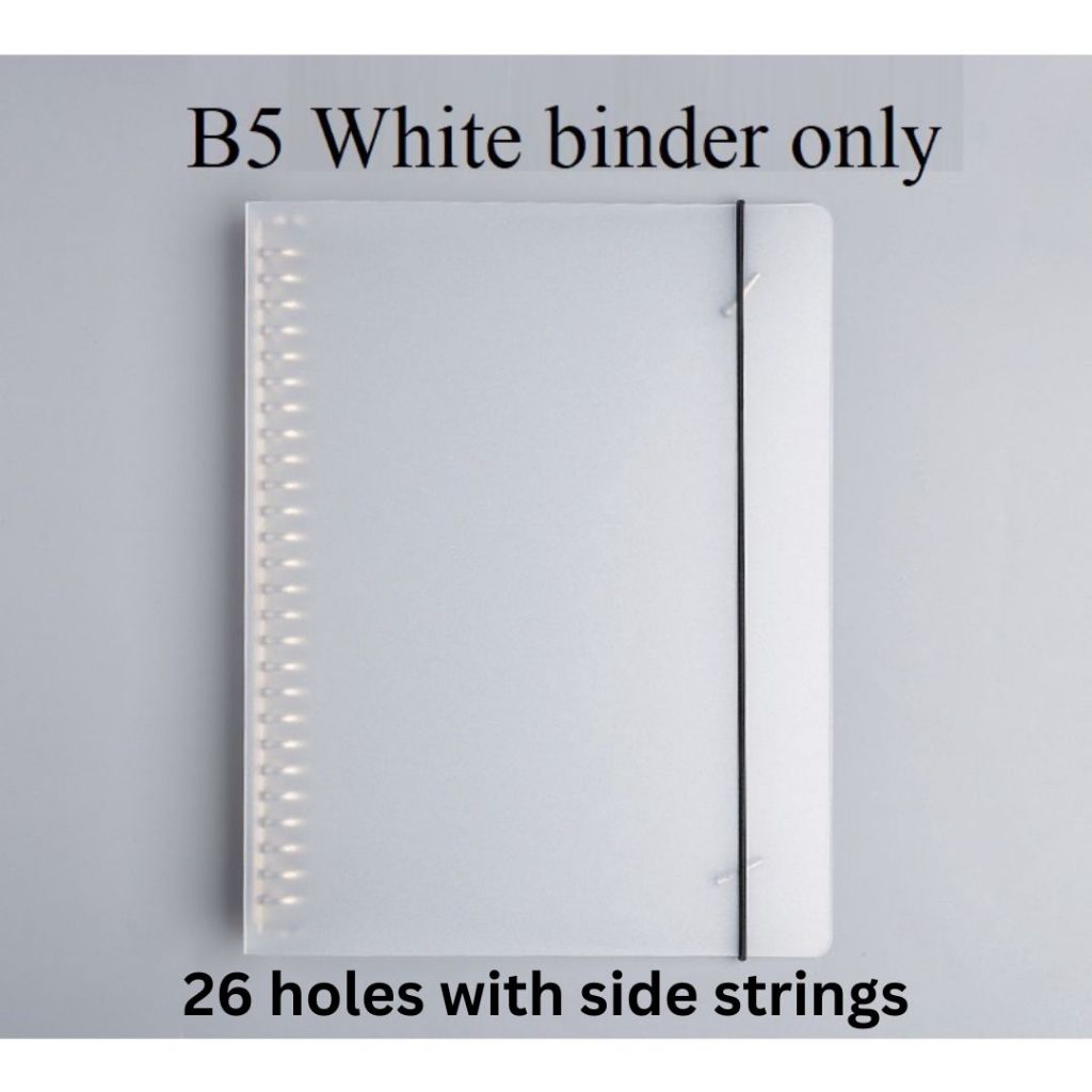 A5/B5 (20/26holes) Metal Clip Binder Planner Choose your own loose-leaf ...