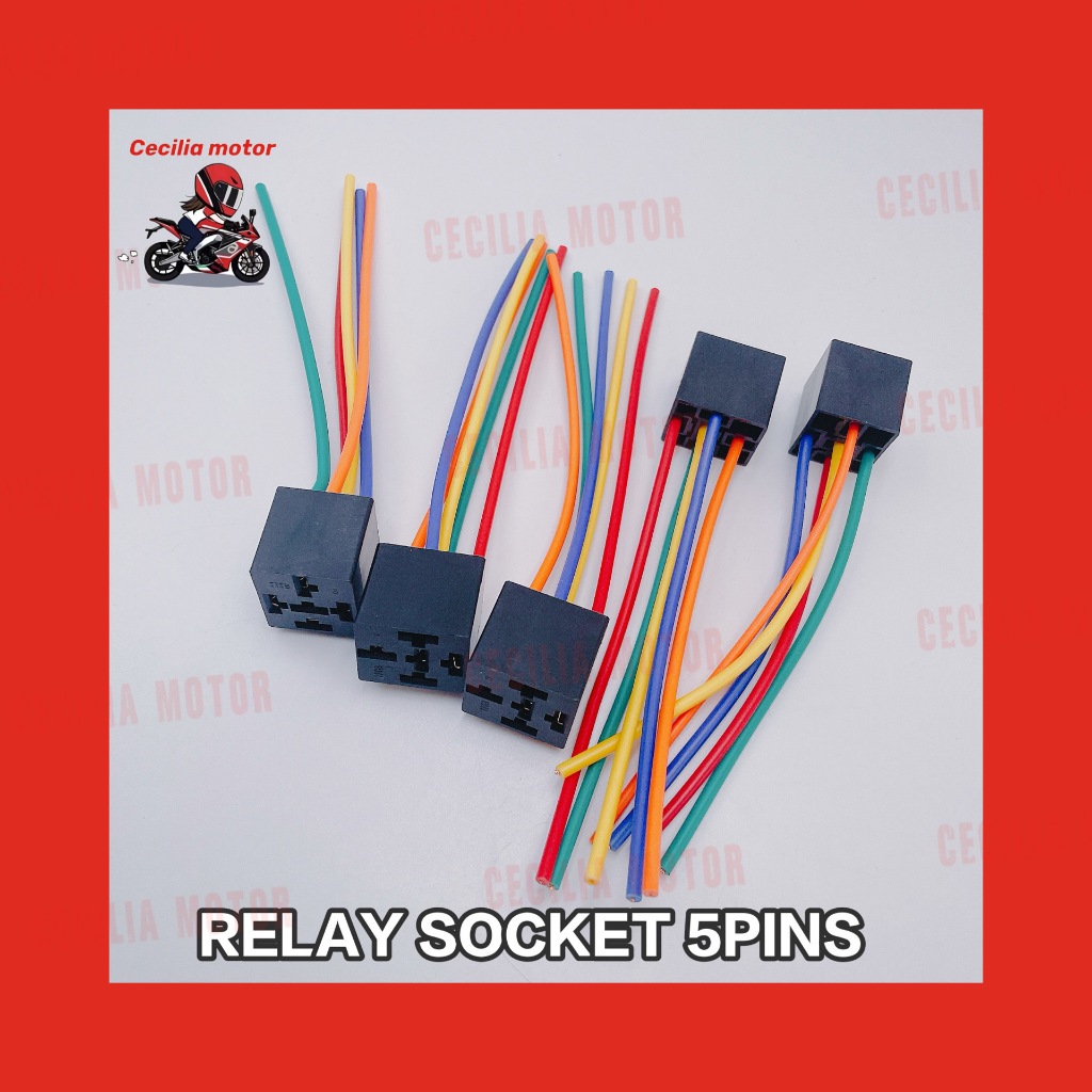 Motorcycle Bosch Relay Socket 5Pins 1pcs | Shopee Philippines