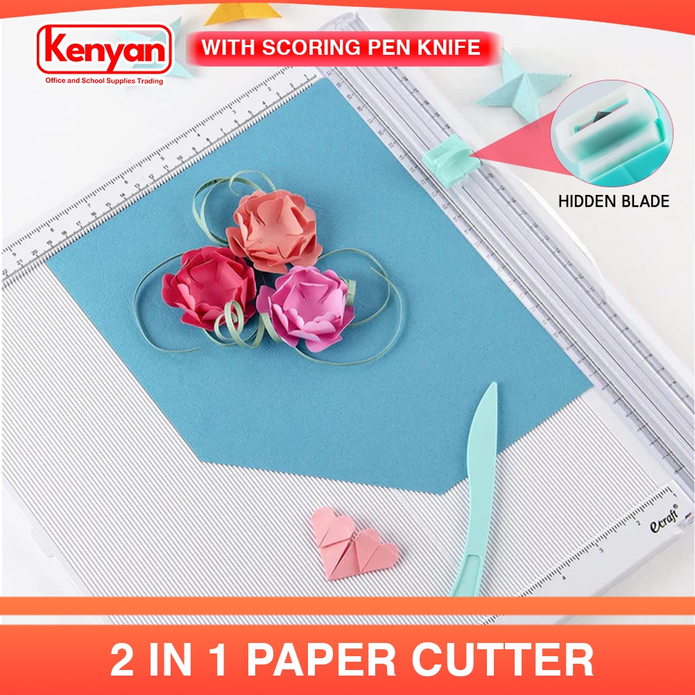 2IN1 Paper Cutter & Scorer Multi-Function Precision PAPER Trimmer 12 ...