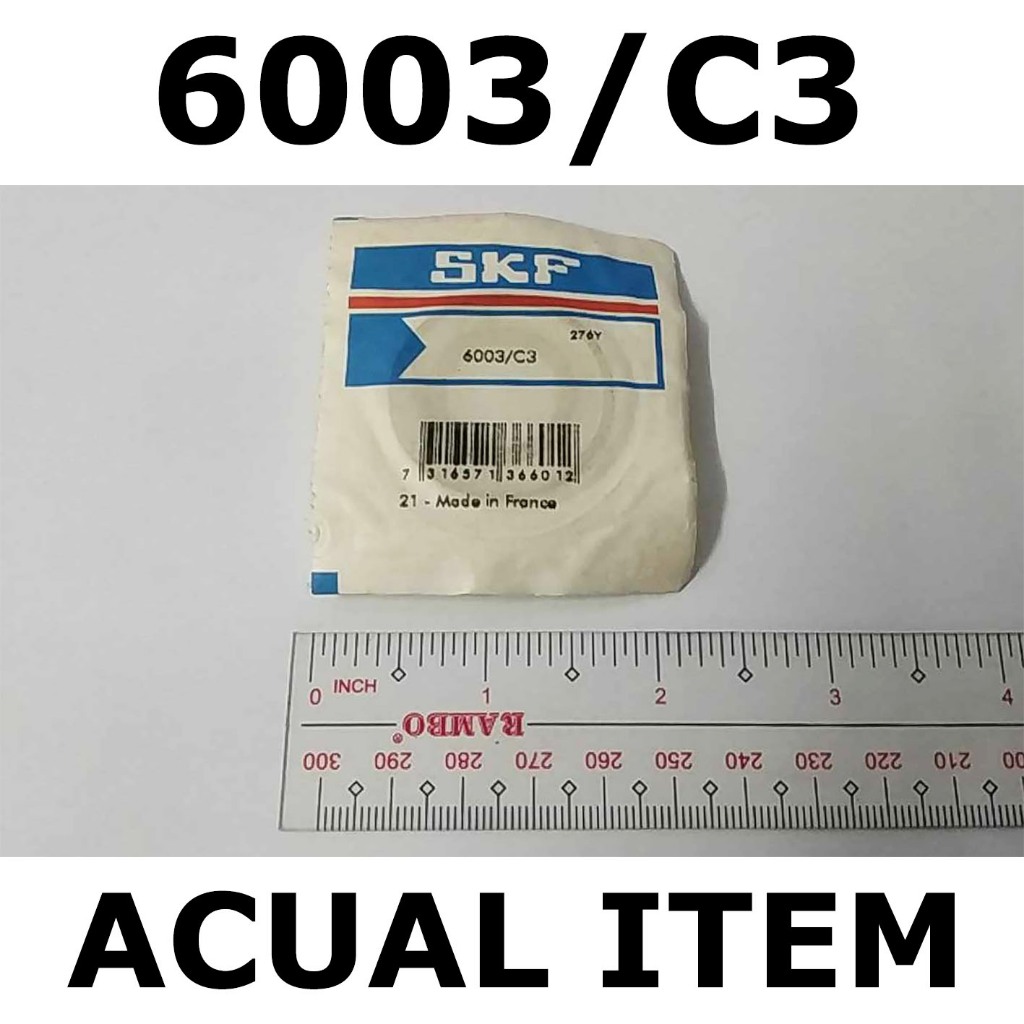 ORIGINAL SKF BALL BEARING 6003/C3 SKF EXPLORER