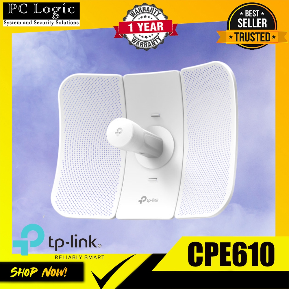 CPE610 5GHZ 300MBPS 23DBI OUTDOOR CPE | 2C2 MIMO | IP65 | 6KV LIGHTNING ...