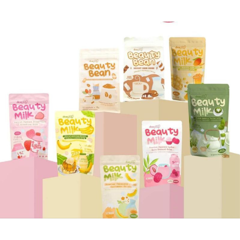 Dear Face Beauty Milk All Flavors 10 sachet | Shopee Philippines
