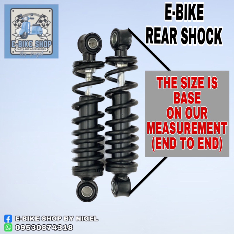 200mm, 230mm and 250mm REAR ABSORBER E-BIKE SHOCK ( 1 PAIR ) | Shopee ...