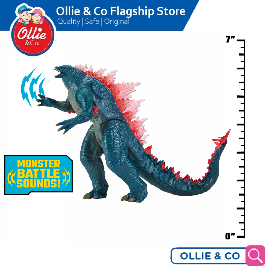 Godzilla X Kong Monsterverse 7" Battle Roar Action Figures Fully ...