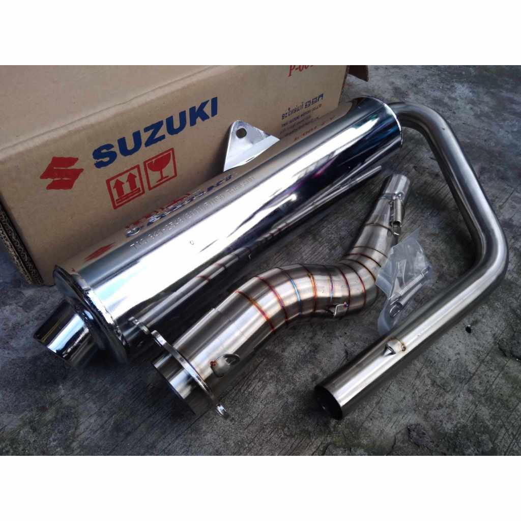 Gen1 Canister w/Stainless Big Elbow 51mm w/ for Raider 150 Carb Type ...