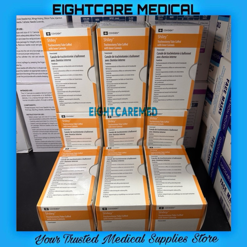 Shiley Tracheostomy Tube Cuffed with Inner Cannula 6FEN/8FEN | Shopee ...