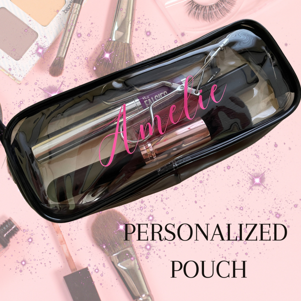 Multi Purpose PVC Transparent Personalized Pouch, Hygiene Kit, Makeup ...