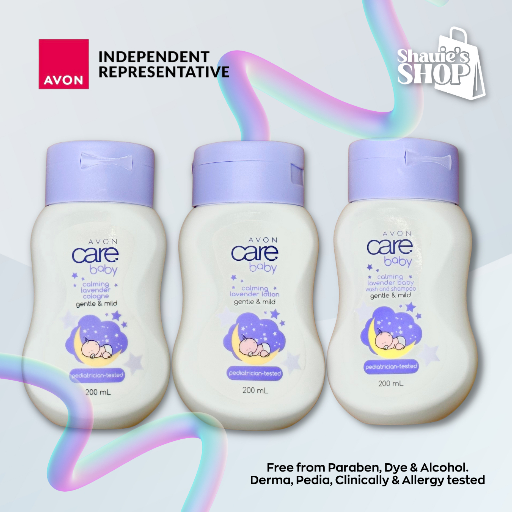 AVON Care Baby Calming Lavender 200 mL (Cologne, Lotion, Wash & Shampoo ...