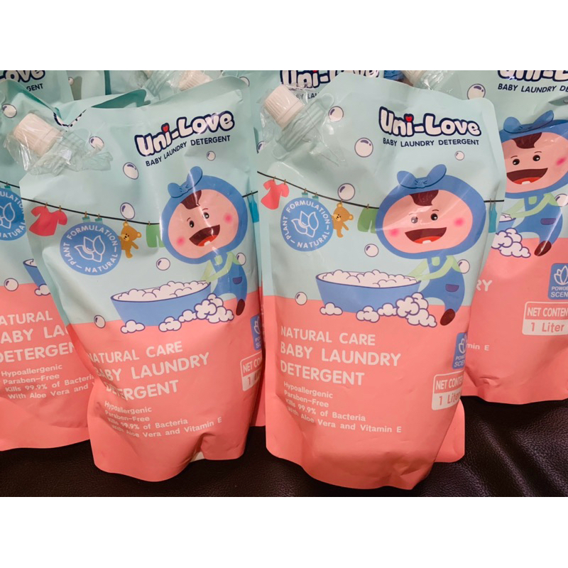 Uni-Love Baby Laundry Detergent 1 Liter ️ (Powder Scent) Pack of 2 ...