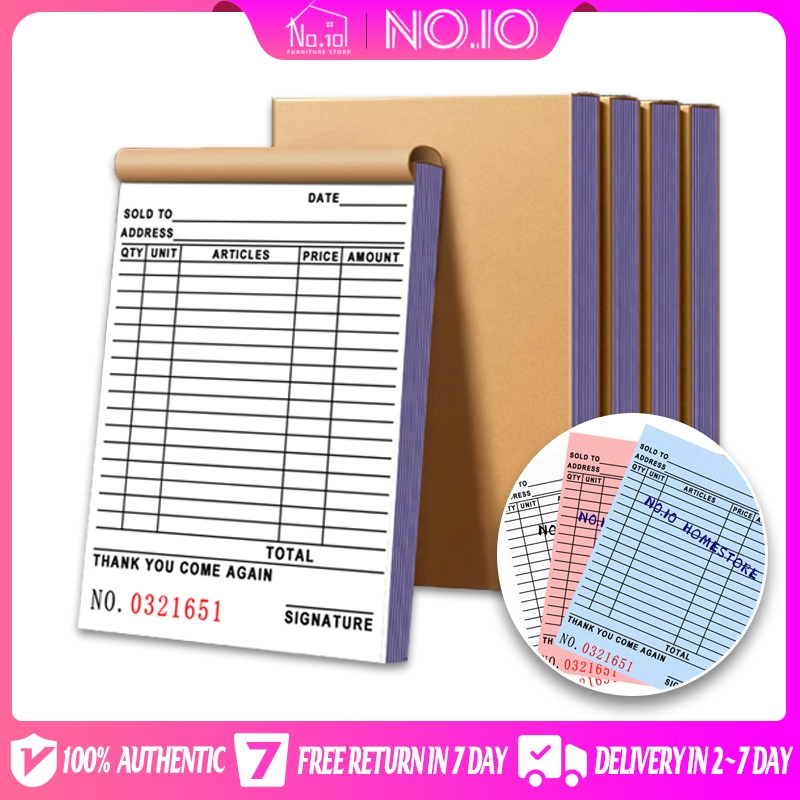 Receipt Resibo With Carbon Receipt For business Temporary Calculator ...