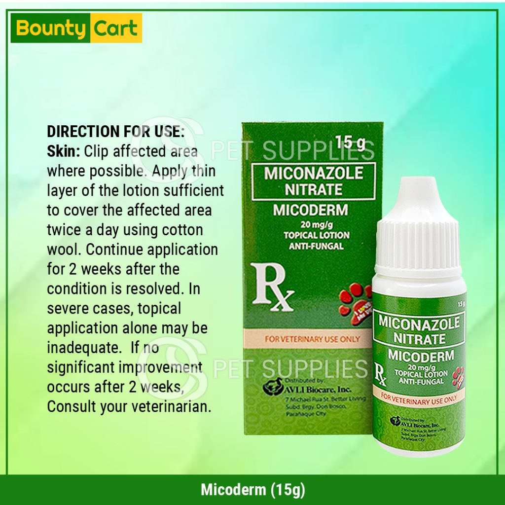 BC-Micoderm Topical Lotion Anti-Fungal Miconazole Nitrate Ear and Skin ...