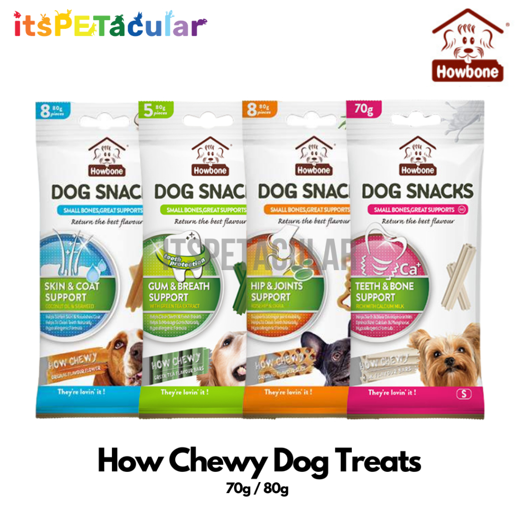 Howbone How Chewy Dog Dental Treats 70g / 80g | Shopee Philippines