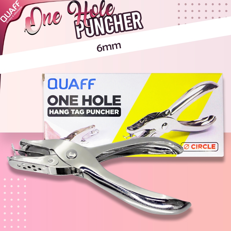 QUAFF One Hole Hang Tag Puncher 3mm / 6mm Ticket Puncher Circle Metal ...