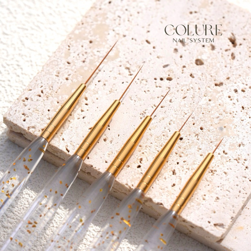 Colure Nail System Micro Liner Brushes Nail Art Brush | Shopee Philippines