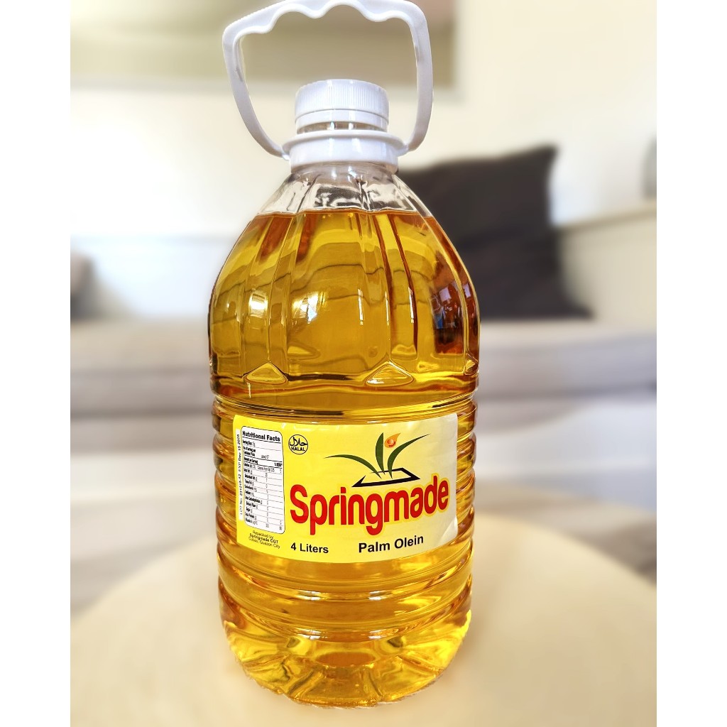 Springmade Palm Cooking Oil 4L | Shopee Philippines