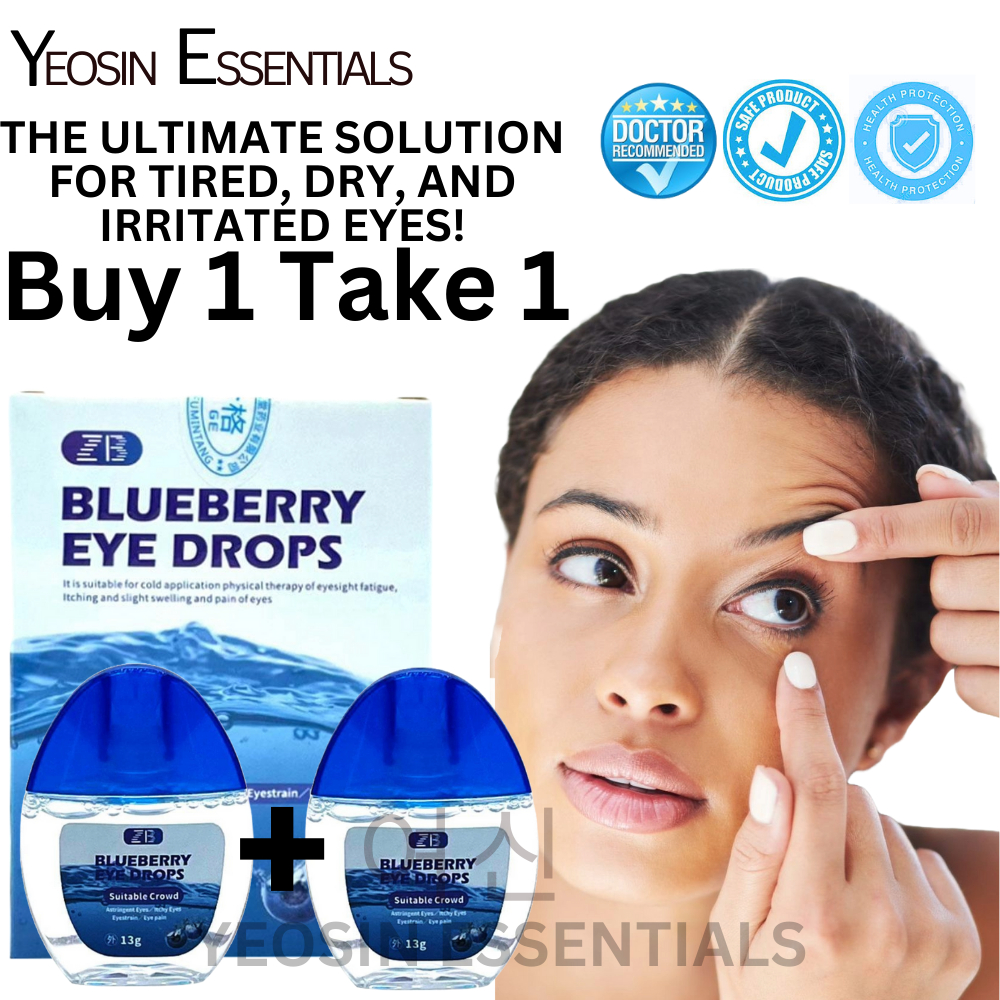 BUY 1 TAKE 1 Blueberry Eye Drops Can Relieve Itchy Dry Eyes, Reduce ...