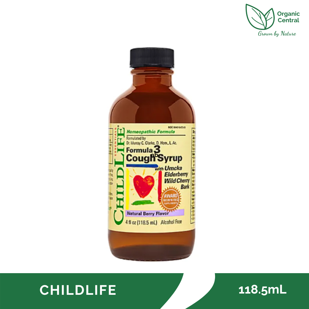 Childlife Essentials Formula 3 Cough Syrup Natural Berry 118.5 mL ...
