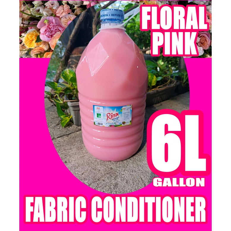 RINX POWER FABCON PINK FLORAL - FS PINK - 6 LITER GALLON | Shopee ...