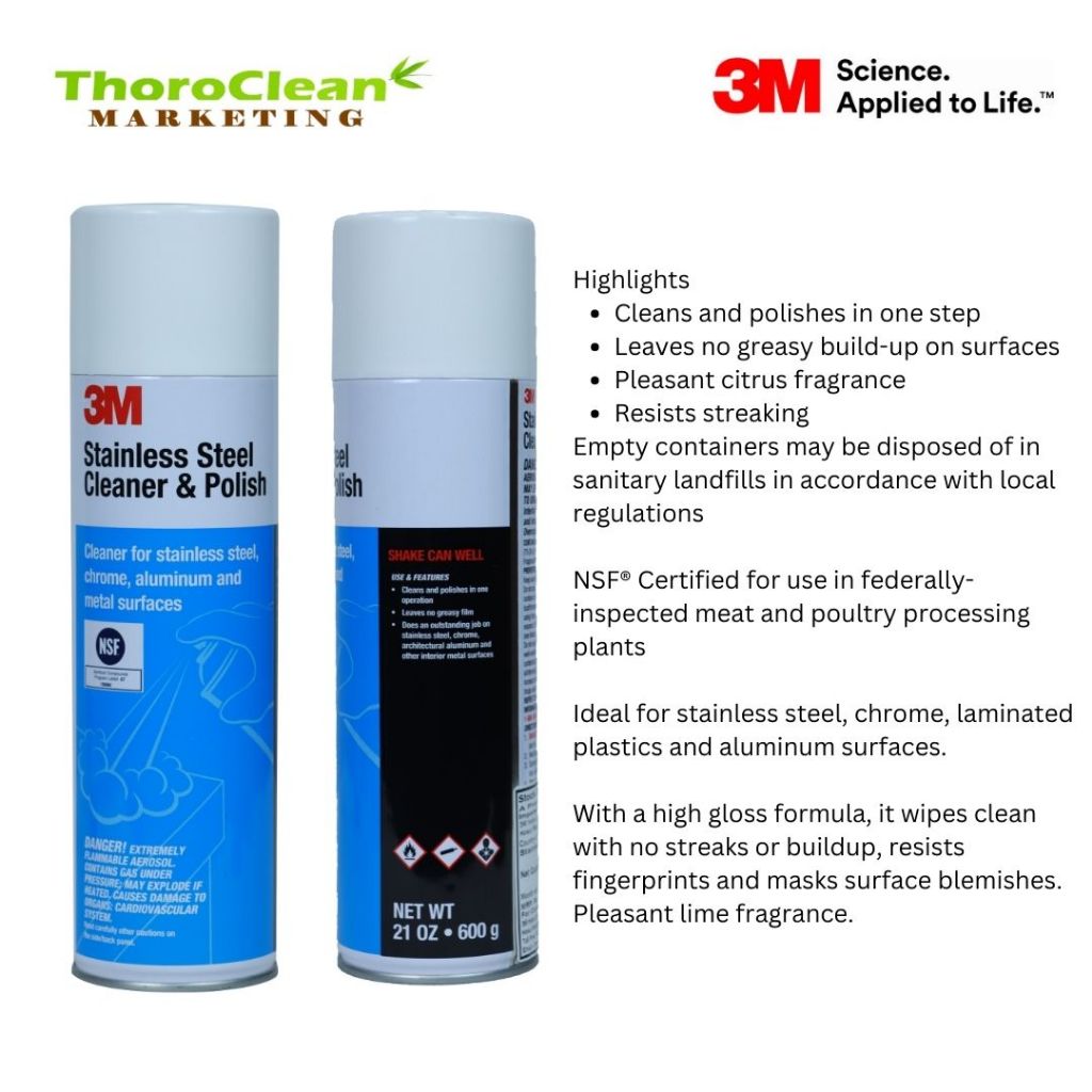 3M Stainless Steel Cleaner & Polish 21oz | Shopee Philippines