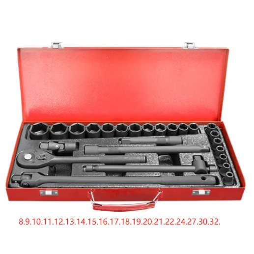 USA 17PCS-25PCS socket wrench 1/2 DRIVE | Shopee Philippines