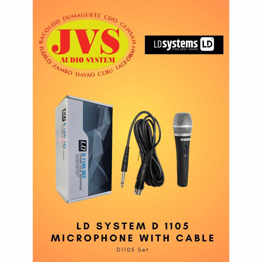LD Systems D1105 Dynamic Vocal Microphone Set | Shopee Philippines